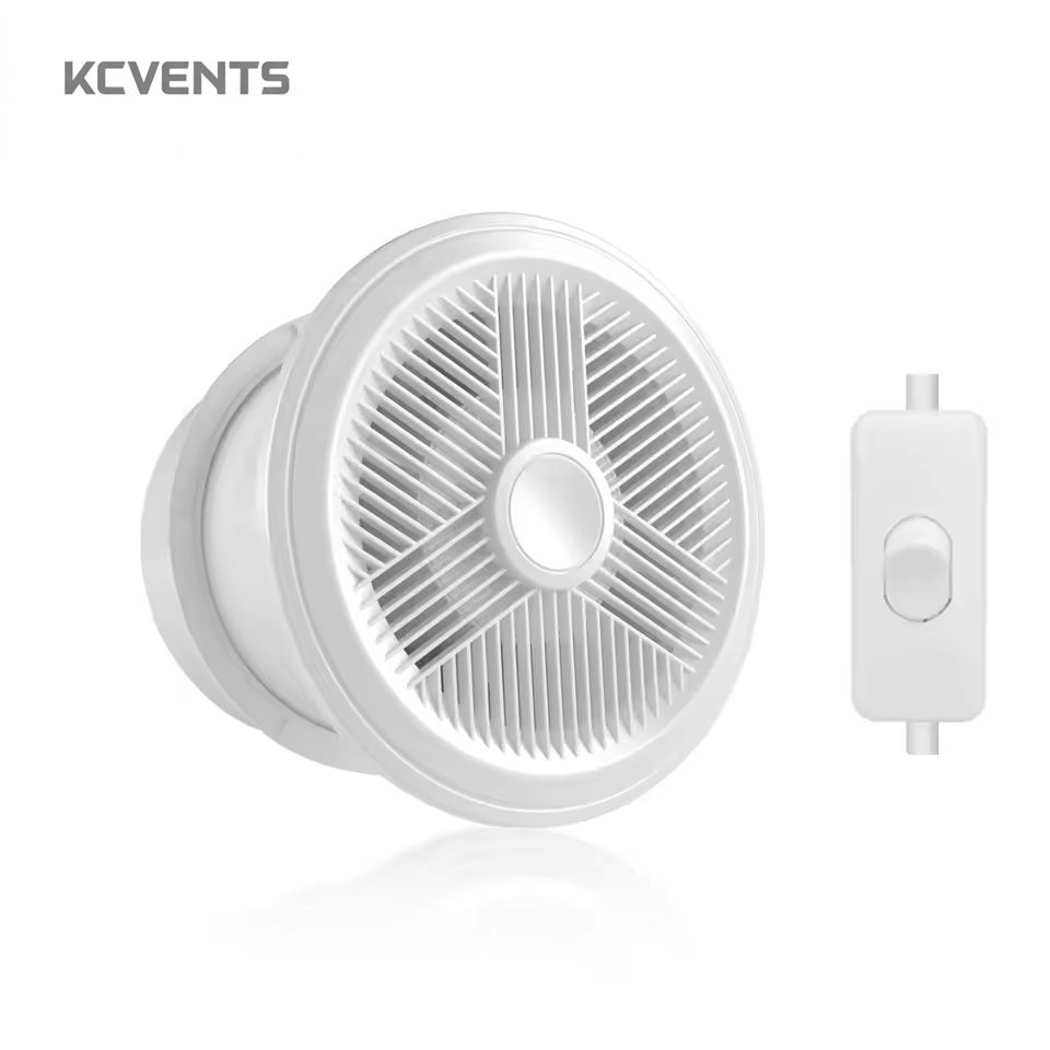 KCvents Window & Wall Mount Bathroom Exhaust Fan with Remote Control ...